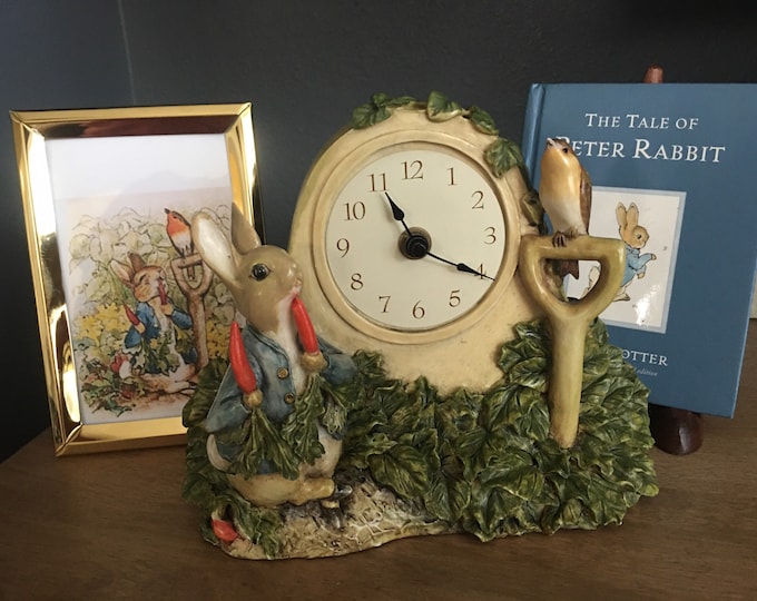 Peter Rabbit Mantle Clock by Charpente - Etsy