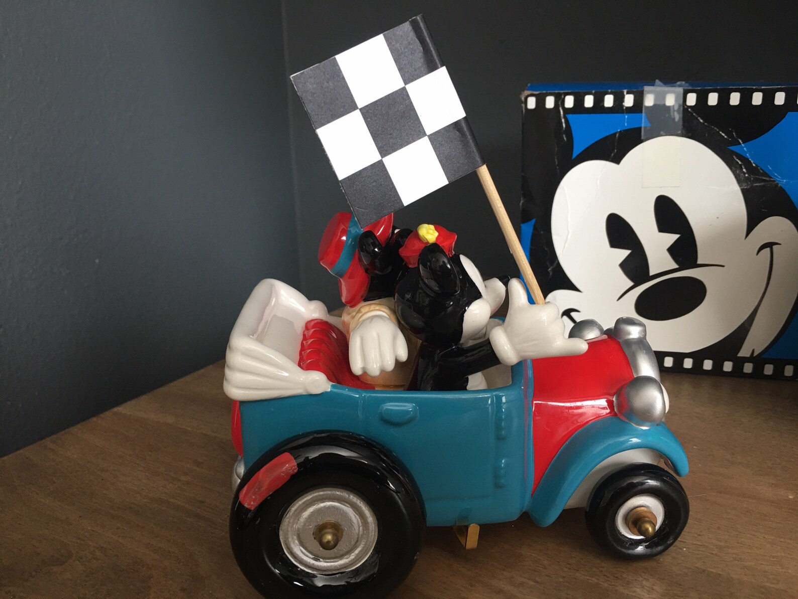 Minnie and Mickey Mouse Jalopy Music Box by Schmid for Disney - Etsy