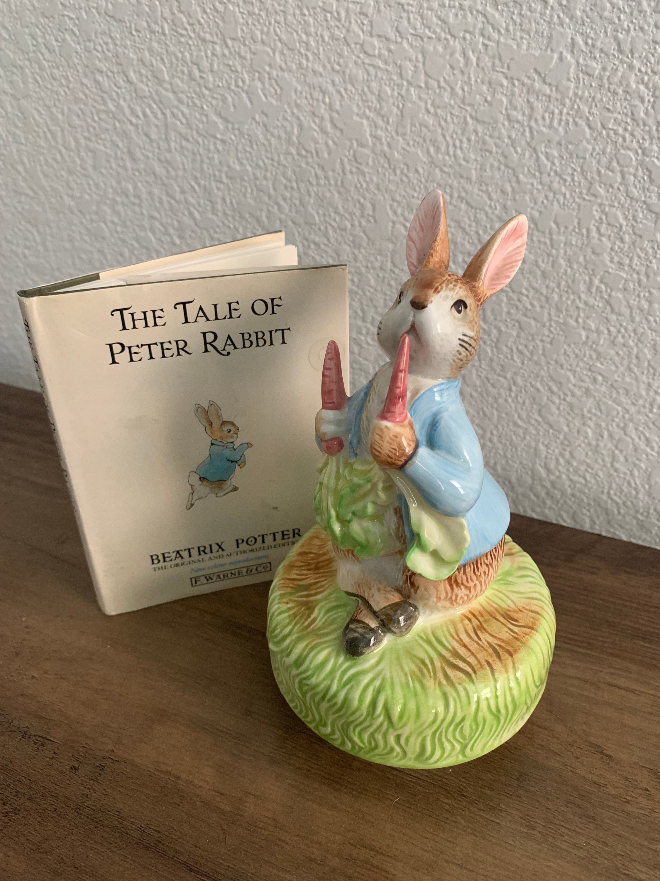 Peter Rabbit Music Box With Book by Schmid - Etsy