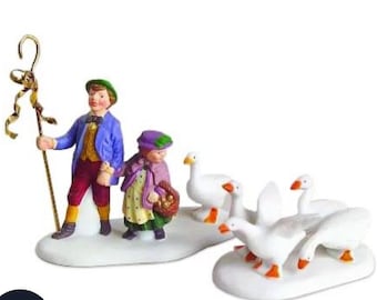 Twelve Days of Christmas (6) Six Geese a Laying Department 56 Dickens ...
