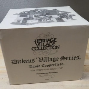 Department 56 Mr Wickfield Solicitor Dickens Village Series - Etsy