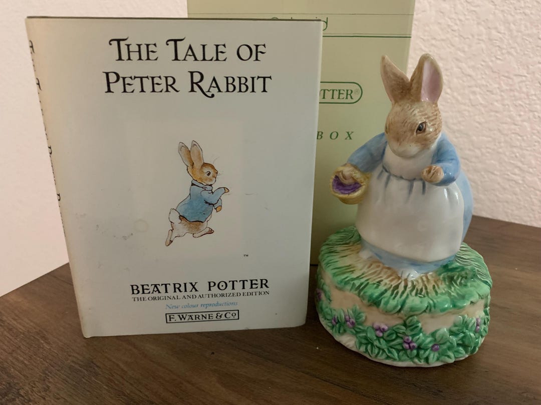 Mrs. Rabbit Music Box by Schmid for Beatrix Potter - Etsy