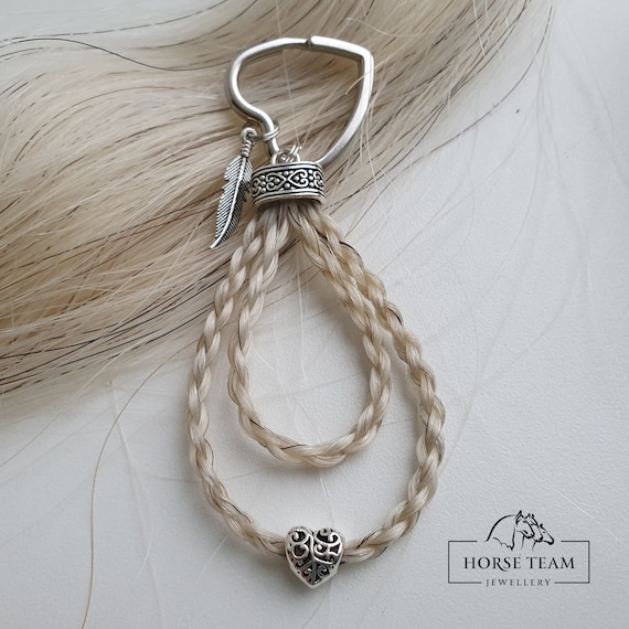 Custom Braided Horse Hair Keychain Tassel Equestrian Gift - Etsy