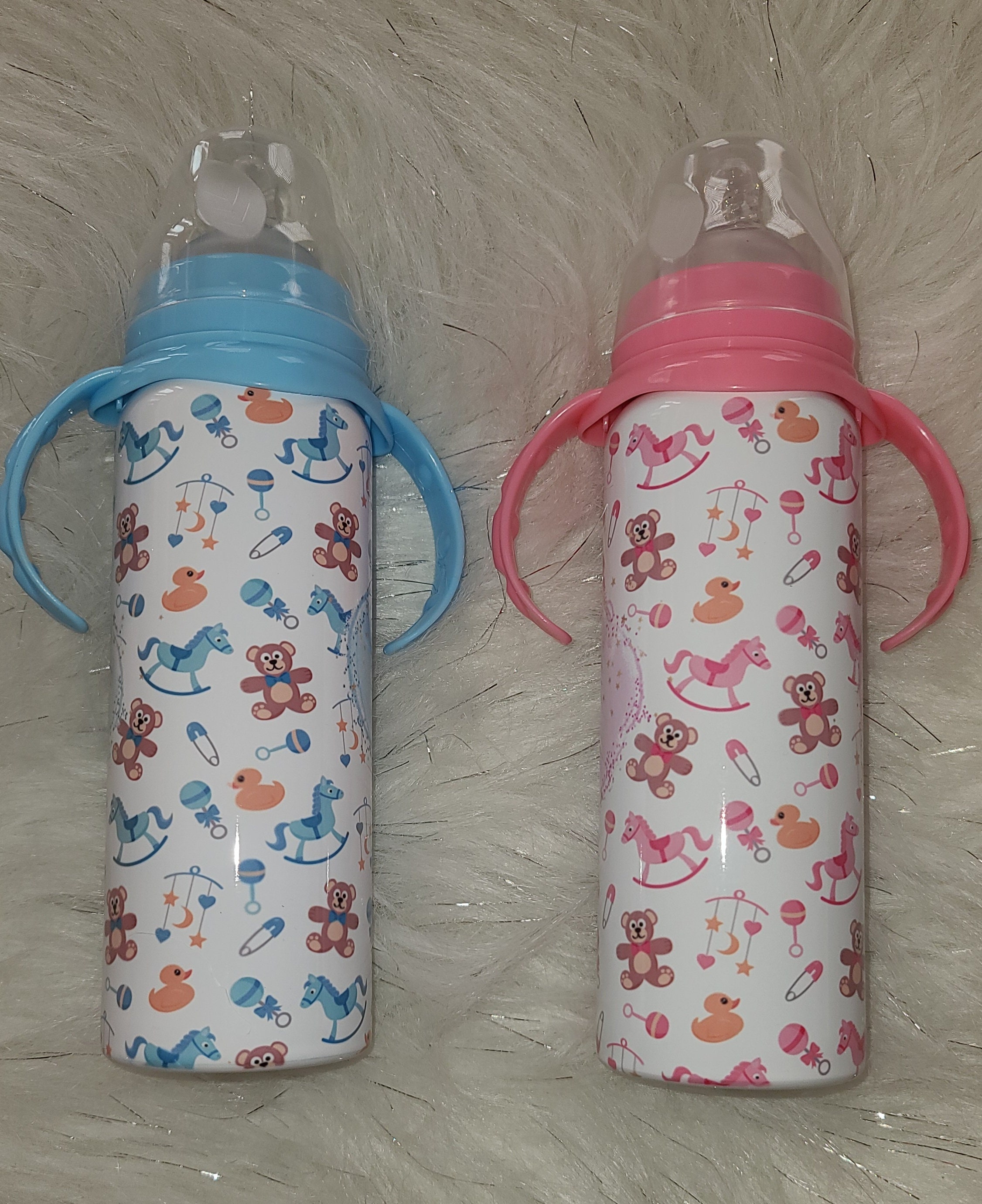 Personalized Baby Bottle Elephant Theme - Etsy