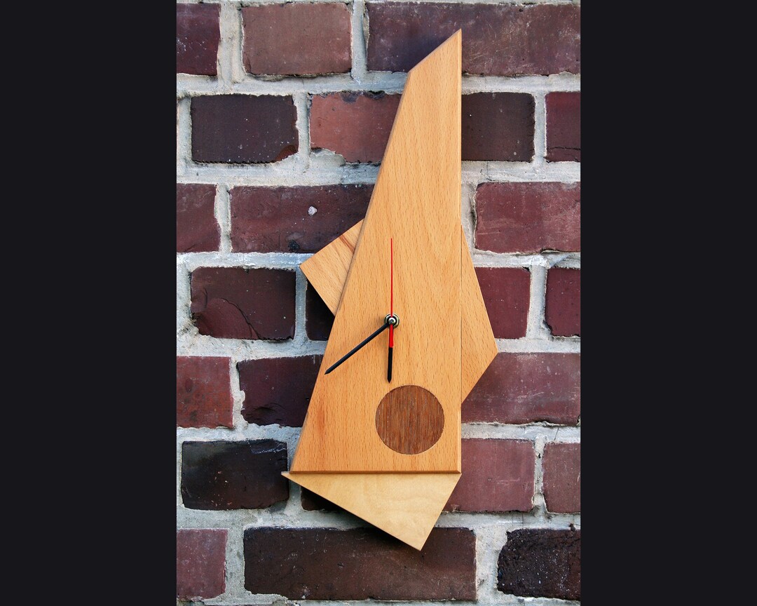 Multiple Shape Wooden Clock - Etsy