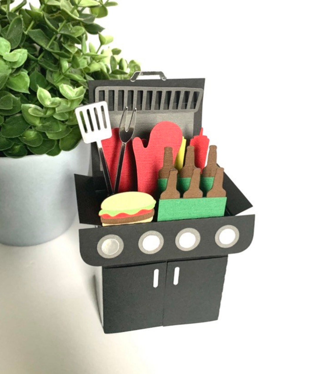 3D Pop up BBQ Card Barbecue BBQ Grill Card Fathers Day - Etsy UK
