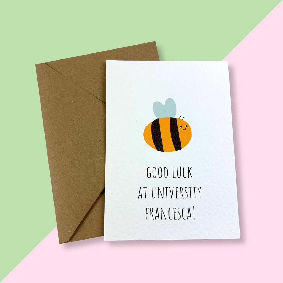 Good Luck at University Card, Back to Uni, University Gift, Good Luck ...