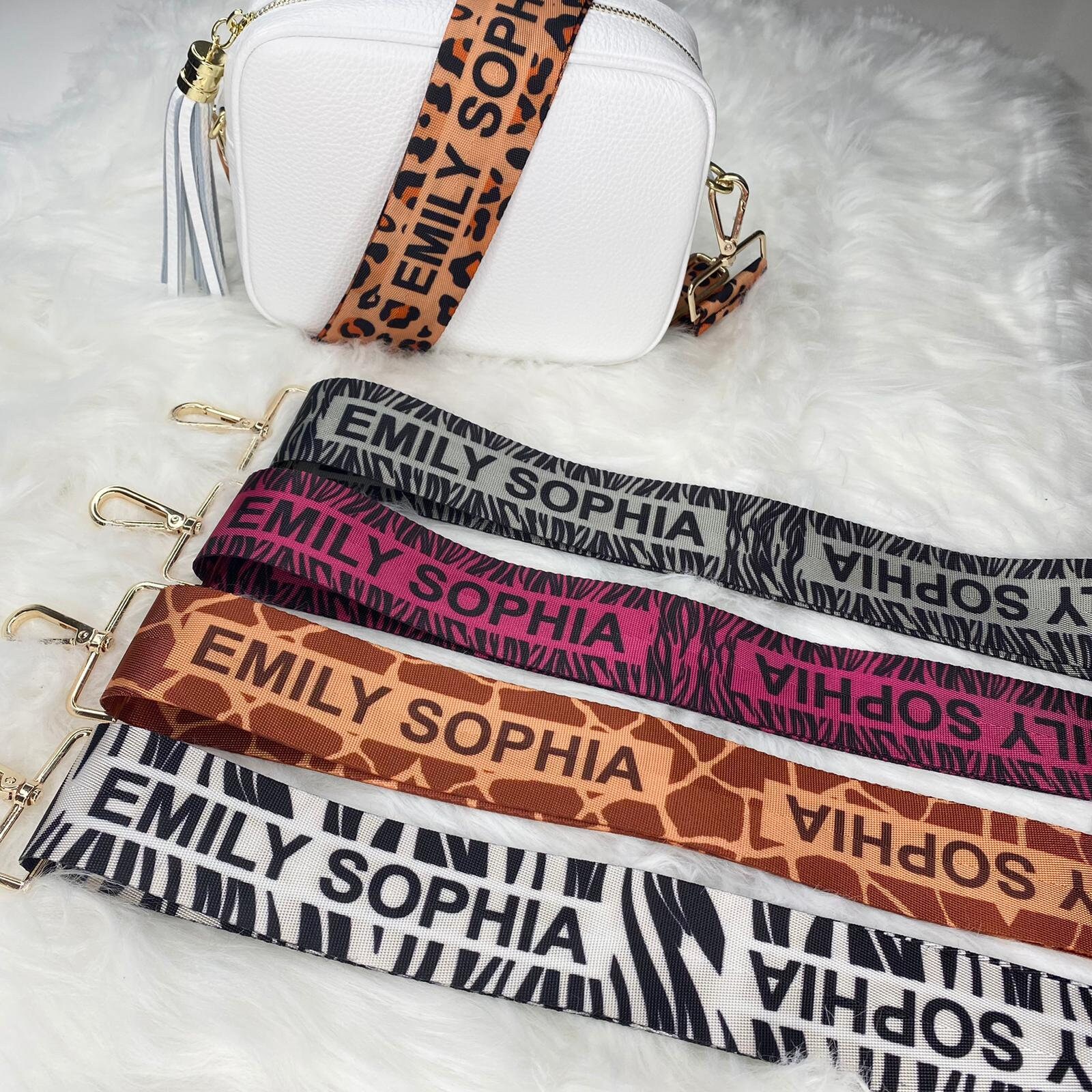 Personalised Bag Strap Custom Print Bag Strap Bag Strap With - Etsy UK