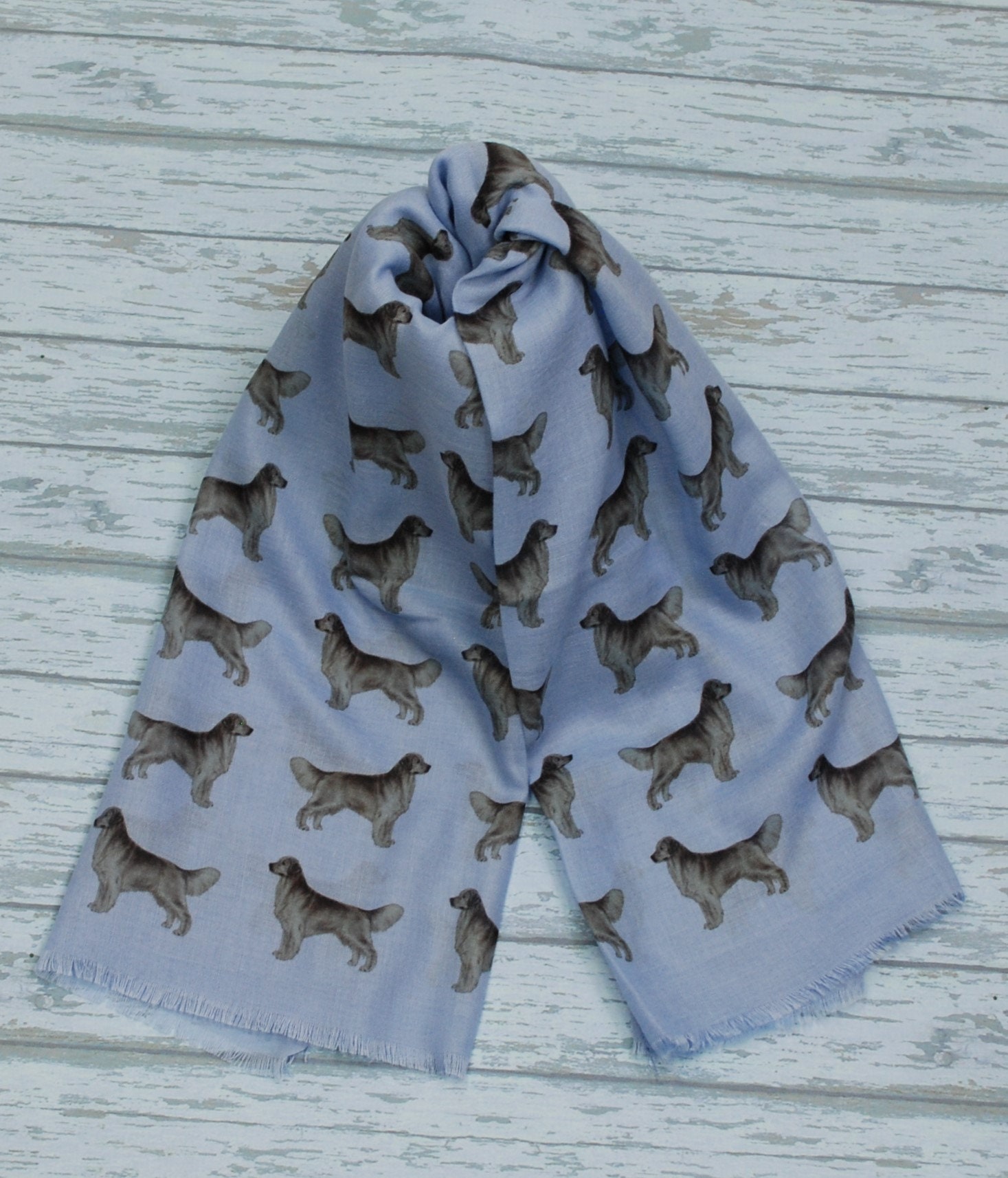 Golden Retriever Scarf With Dogs on - Golden Retriever Owner Gifts ...