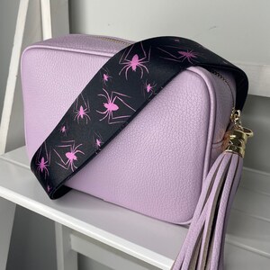 Halloween Spiders Bag Strap, Pastel Goth Bag Strap, Spooky Spider Bag ...