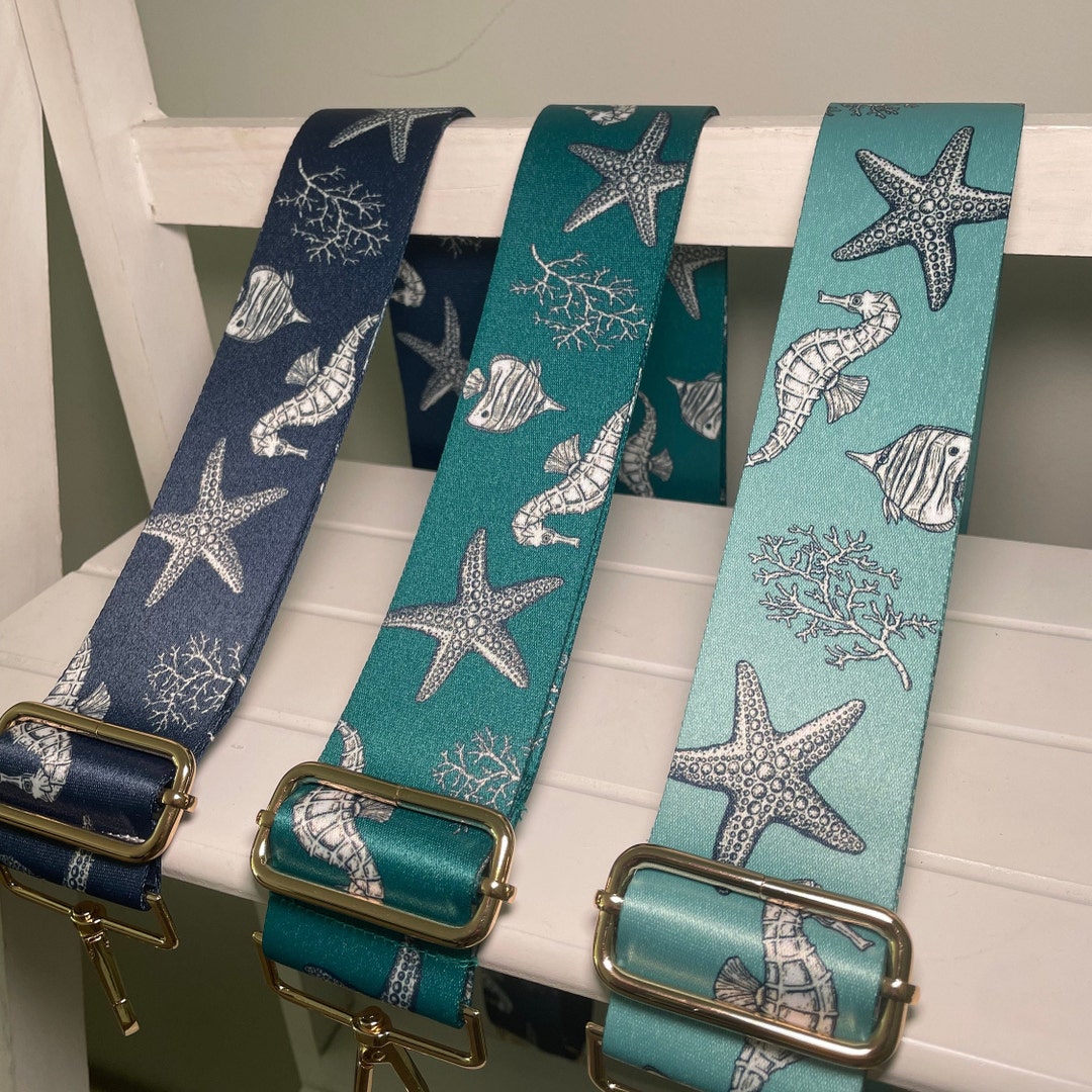 Oceancore Bag Strap, Crustaceancore, Seahorse Crossbody Bag Strap, Hand ...