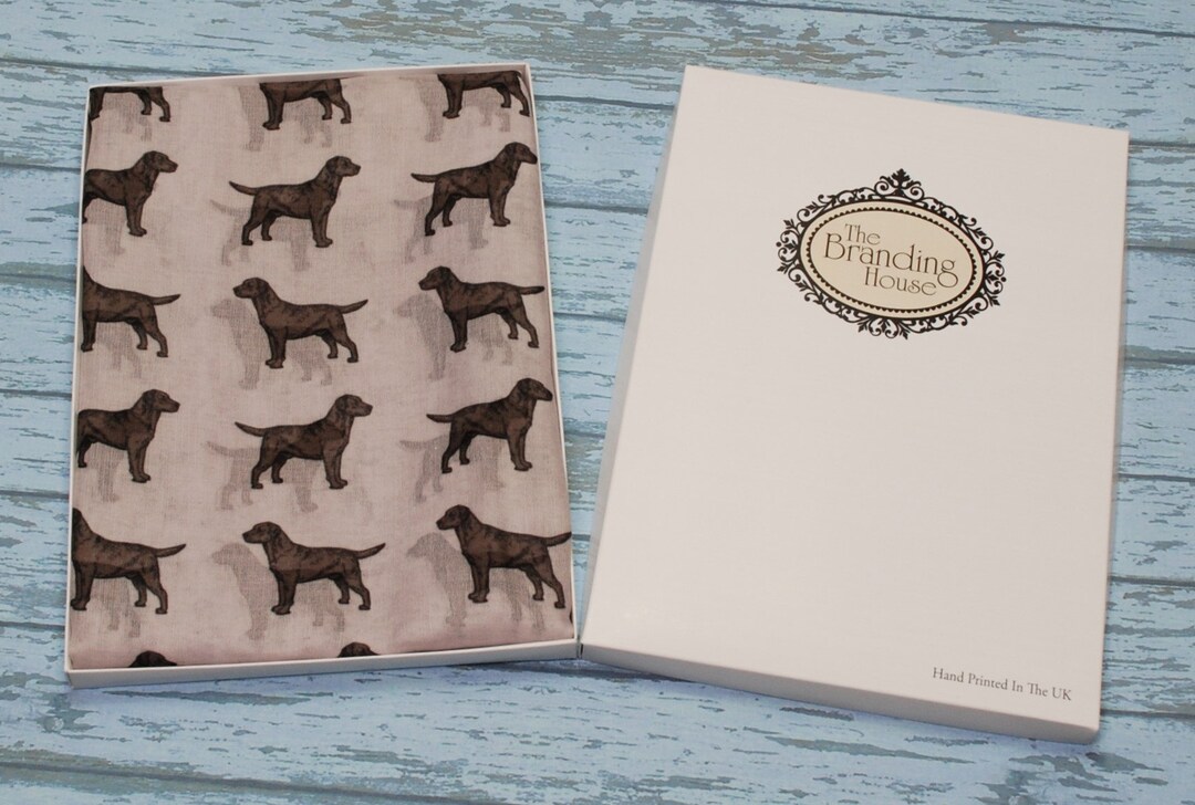 Labrador Scarf With Dogs On, Labrador Owner Gift, Black Lab Gifts ...