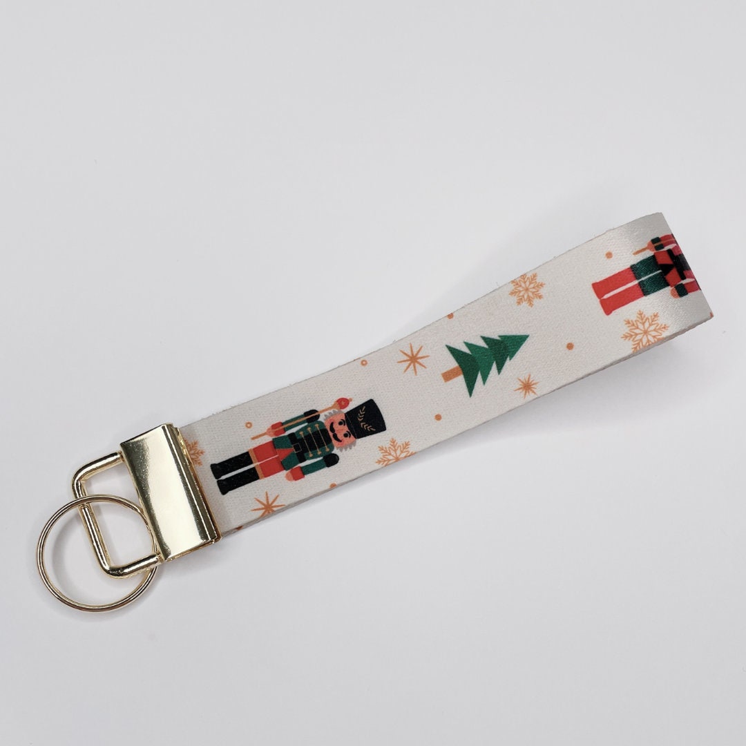 Nutcracker Handmade Keyring, Christmas Gifts Wrist Strap for Keys ...
