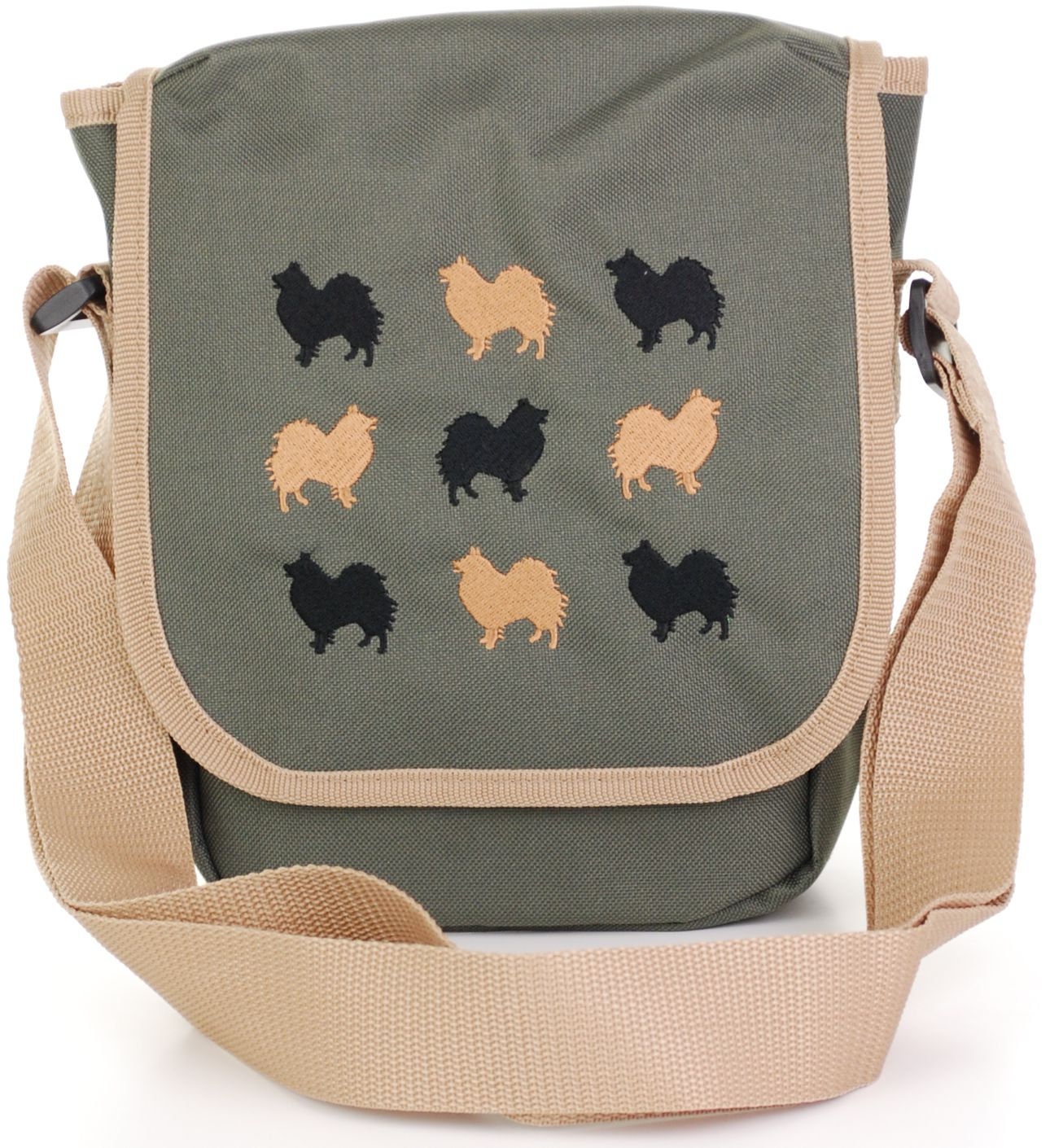 German Spitz Embroidered Cross Body Bag Dog Walking Bag | Etsy