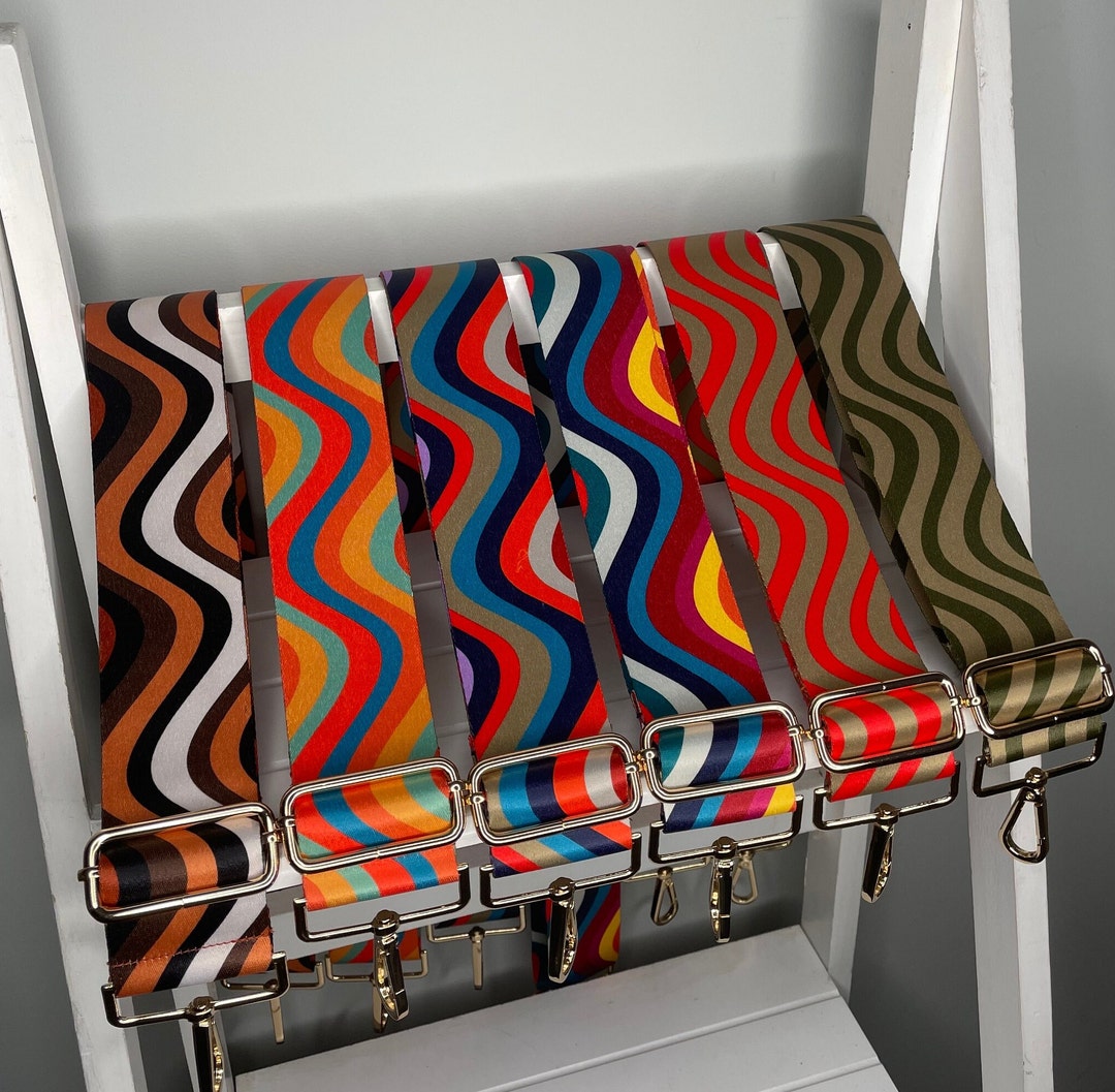 Retro Wave Design Bag Strap, Vaporwave Bag Strap, Handmade Crossbody ...