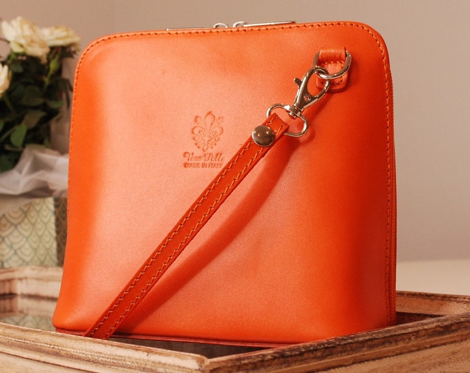 Ladies Small Leather Cross Body Shoulder Bag - Etsy