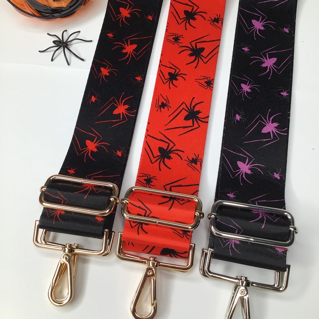 Halloween Spiders Bag Strap, Pastel Goth Bag Strap, Spooky Spider Bag ...