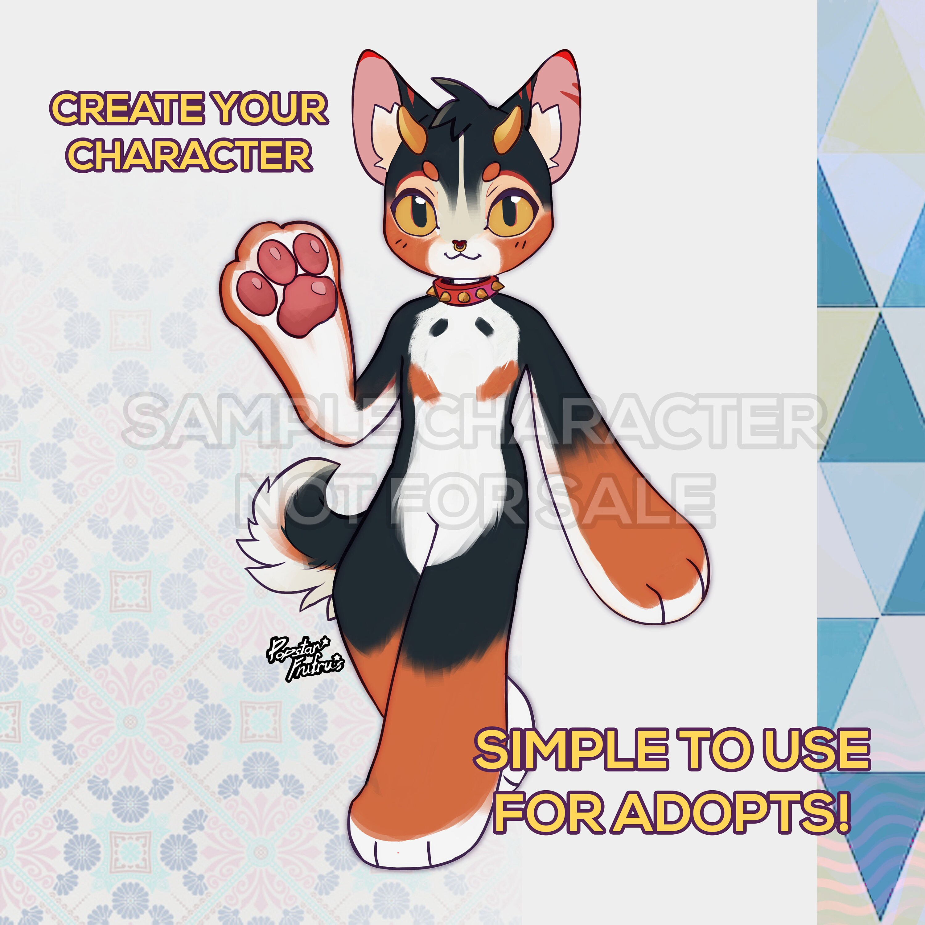 Furry Chibi BASE Süßer Anthro Fursona Charakter Schöpfer P2U | Etsy