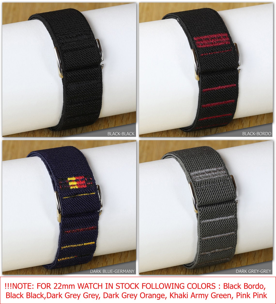 Multicolor Nylon Fabric Smart Watch Band Sport Fitness Quick - Etsy