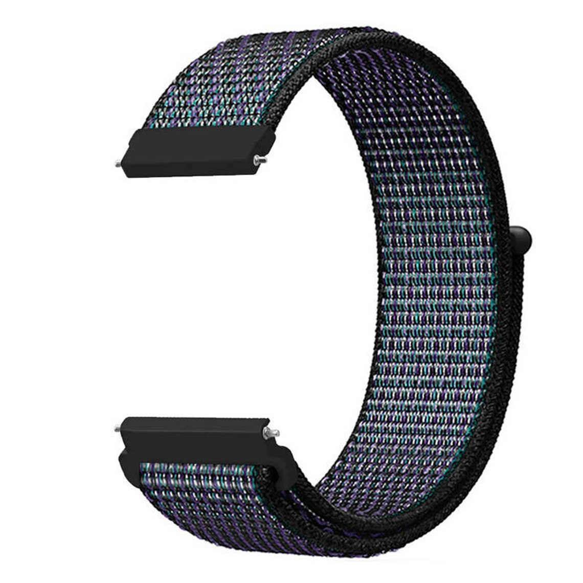 Navy Blue Nylon Fabric Smart Watch Band Sport Loop Belt Strap | Etsy