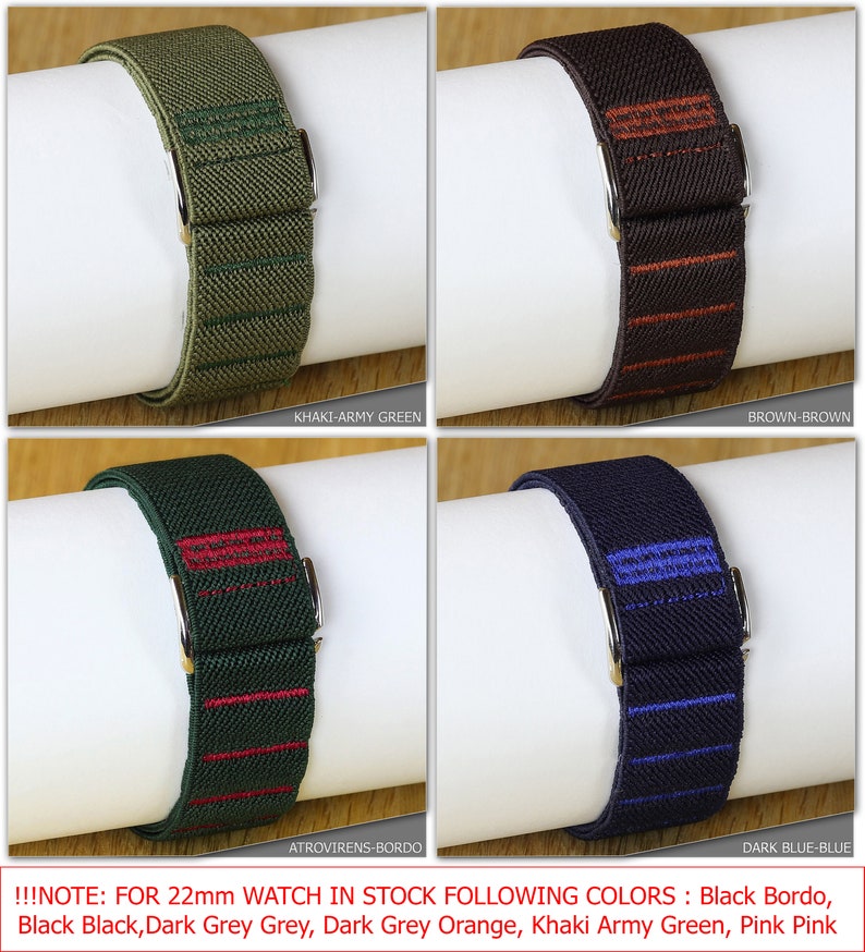 Multicolor Nylon Fabric Smart Watch Band Sport Fitness Quick - Etsy