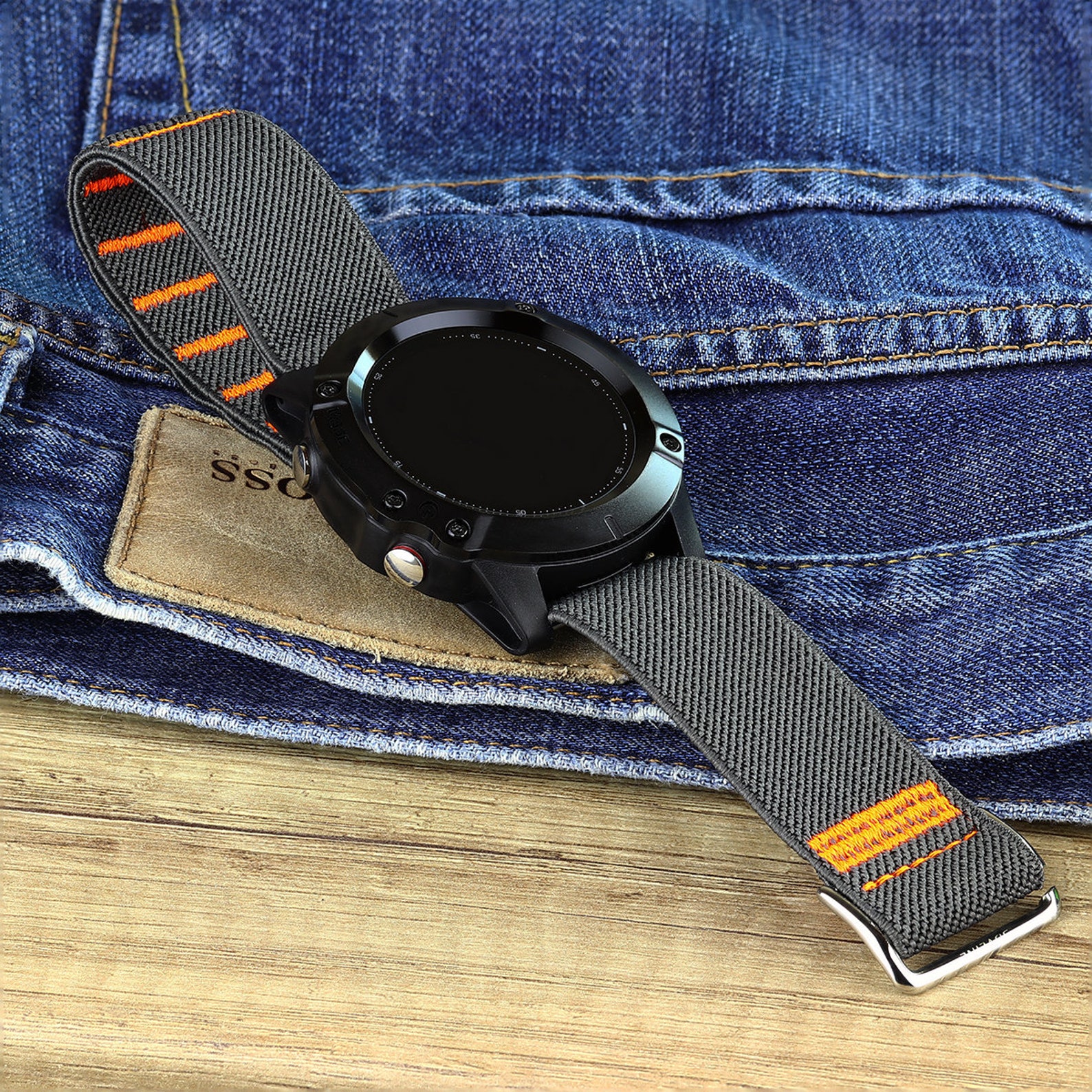 Multicolor Nylon Fabric Smart Watch Band Sport Fitness Quick - Etsy