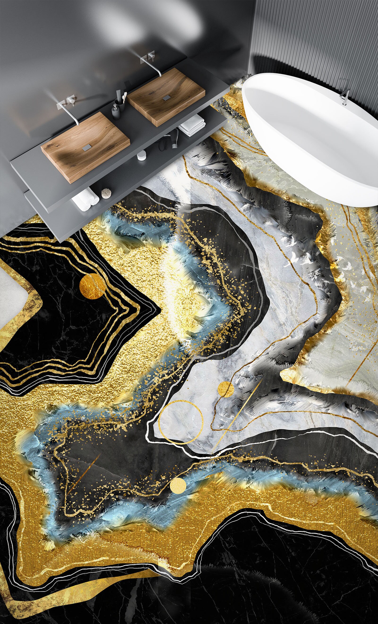 3D Fantasy Texture Design F6408 Floor Wallpaper Murals - Etsy