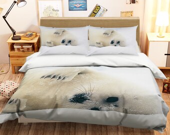 Snow Leopard Bedding - Etsy