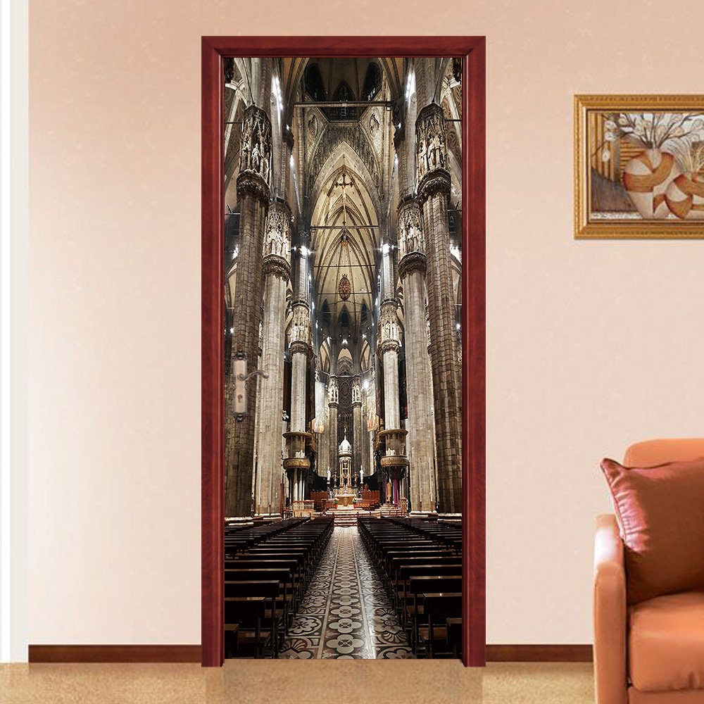 3D Building E78 Door Wall Mural Photo Wall Sticker Decal Wall - Etsy