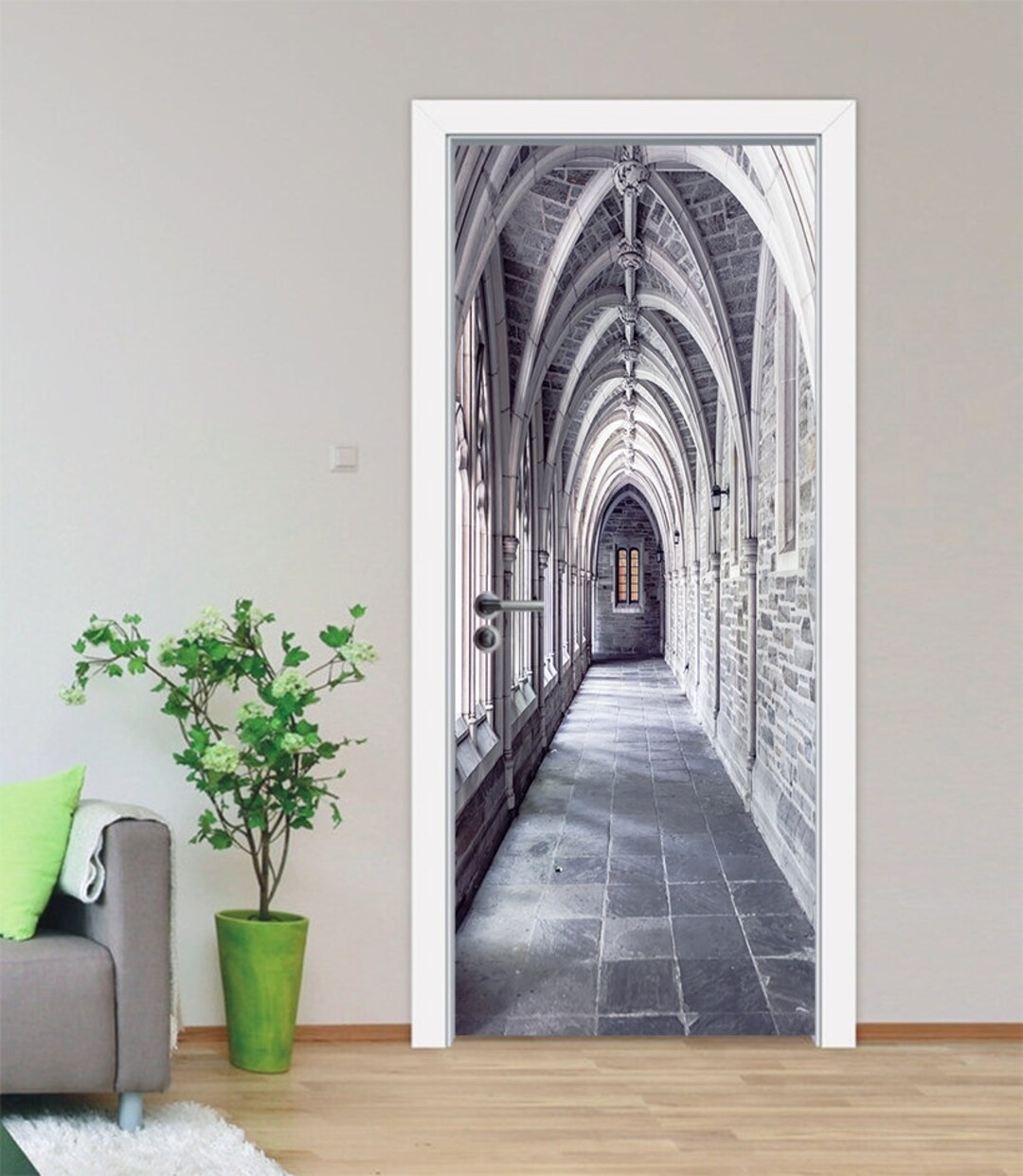 3D the Corridor D428 Door Wall Mural Photo Wall Sticker Decal - Etsy