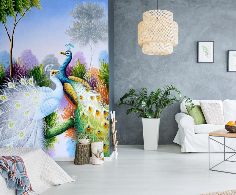 3D Gorgeous Tail WGN489 Wallpaper Mural Decal Mural Photo - Etsy