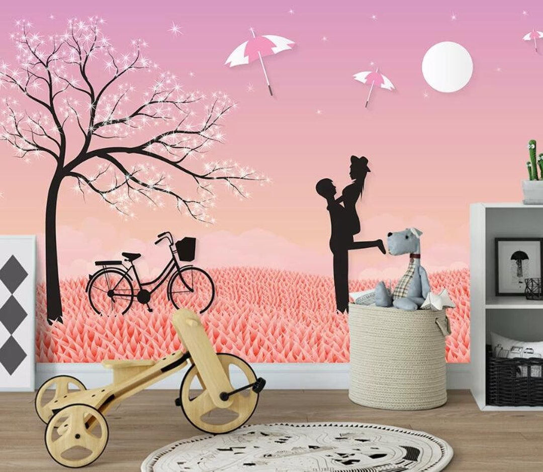 3D Lovers Outing GNGN1509 Wallpaper Mural Decal Mural Photo - Etsy