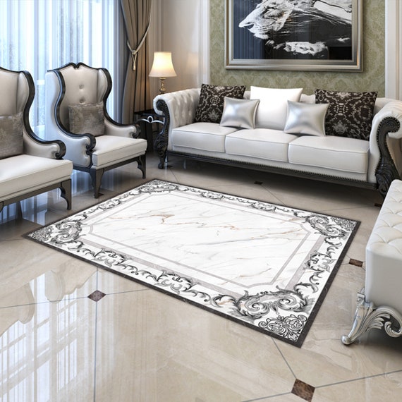 3D White Pattern G233 Floor Wallpaper Murals Self-Adhesive Removable ...