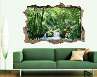 Broken Wall Decal | Etsy
