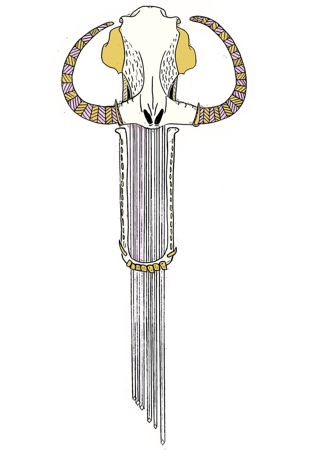 Crystal Tusk Print (13"x19") - Etsy