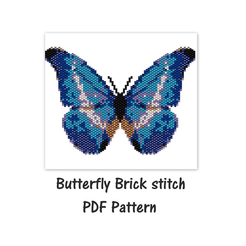 Beaded Butterfly Pattern - Etsy