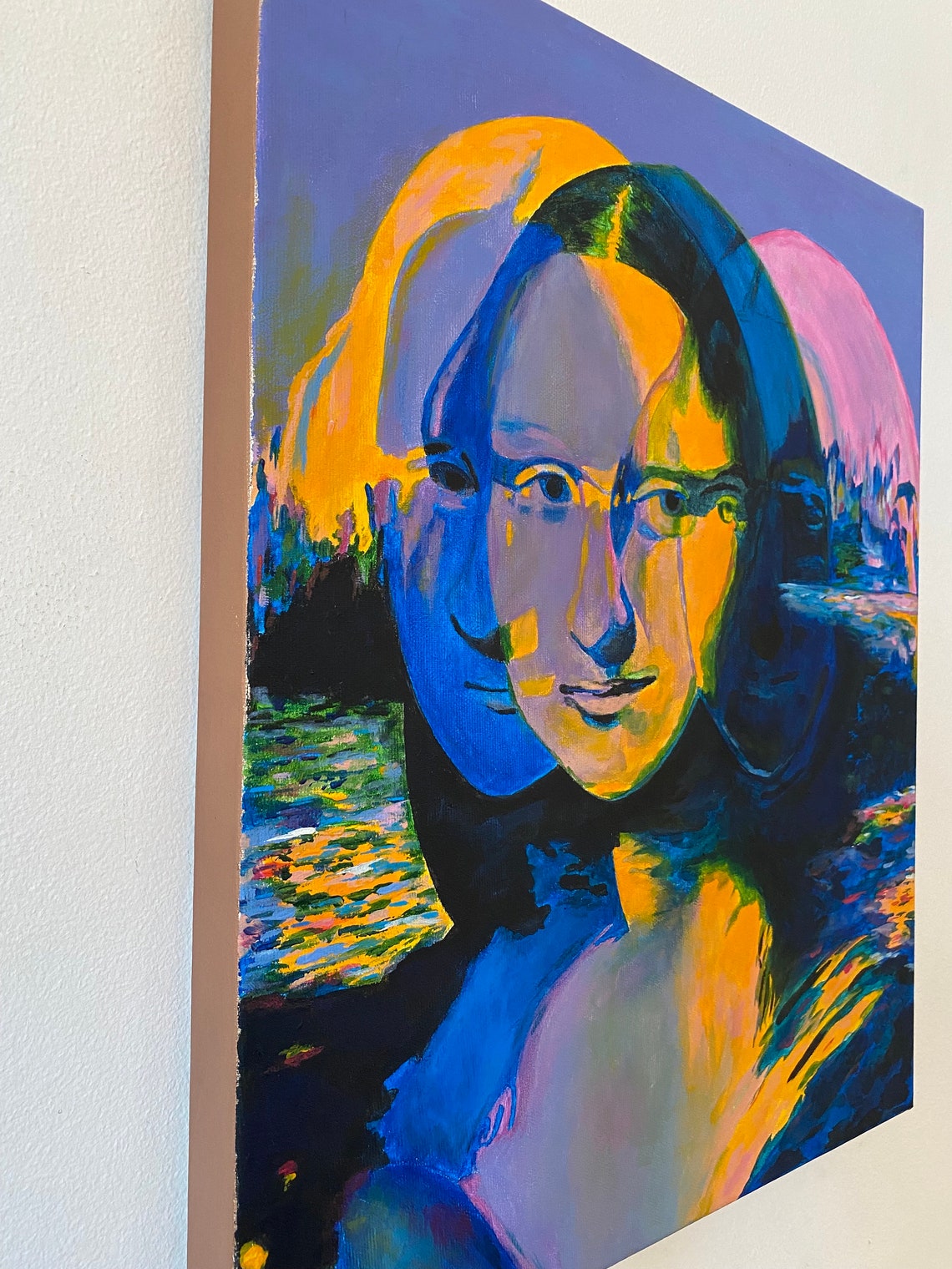 Mona Lisa Gioconda Leonardo Da Vinci Professional Acrylic Painting on ...