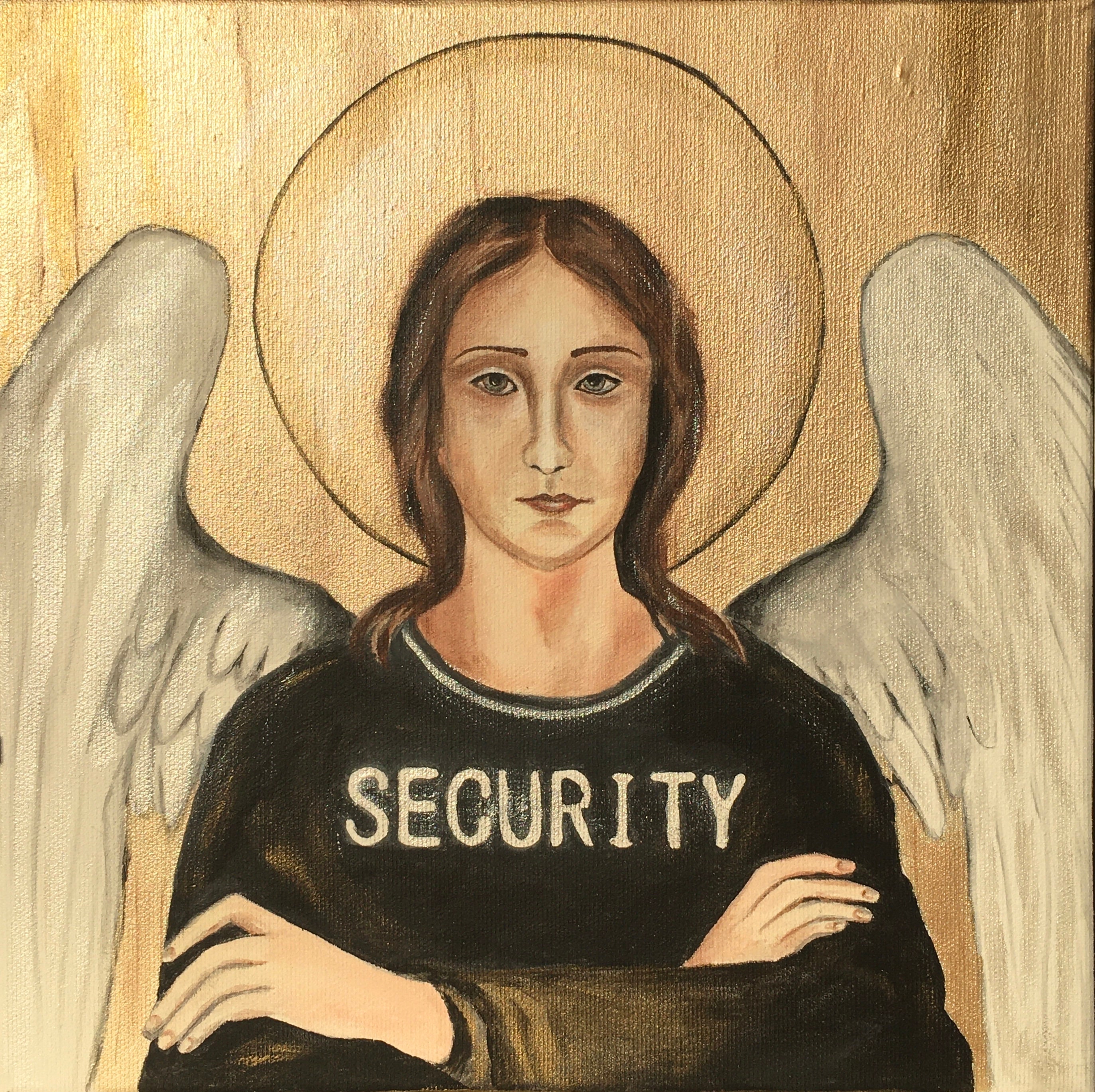 Icon of the Guardian Angel Security Painting Orthodox Style Depicting ...
