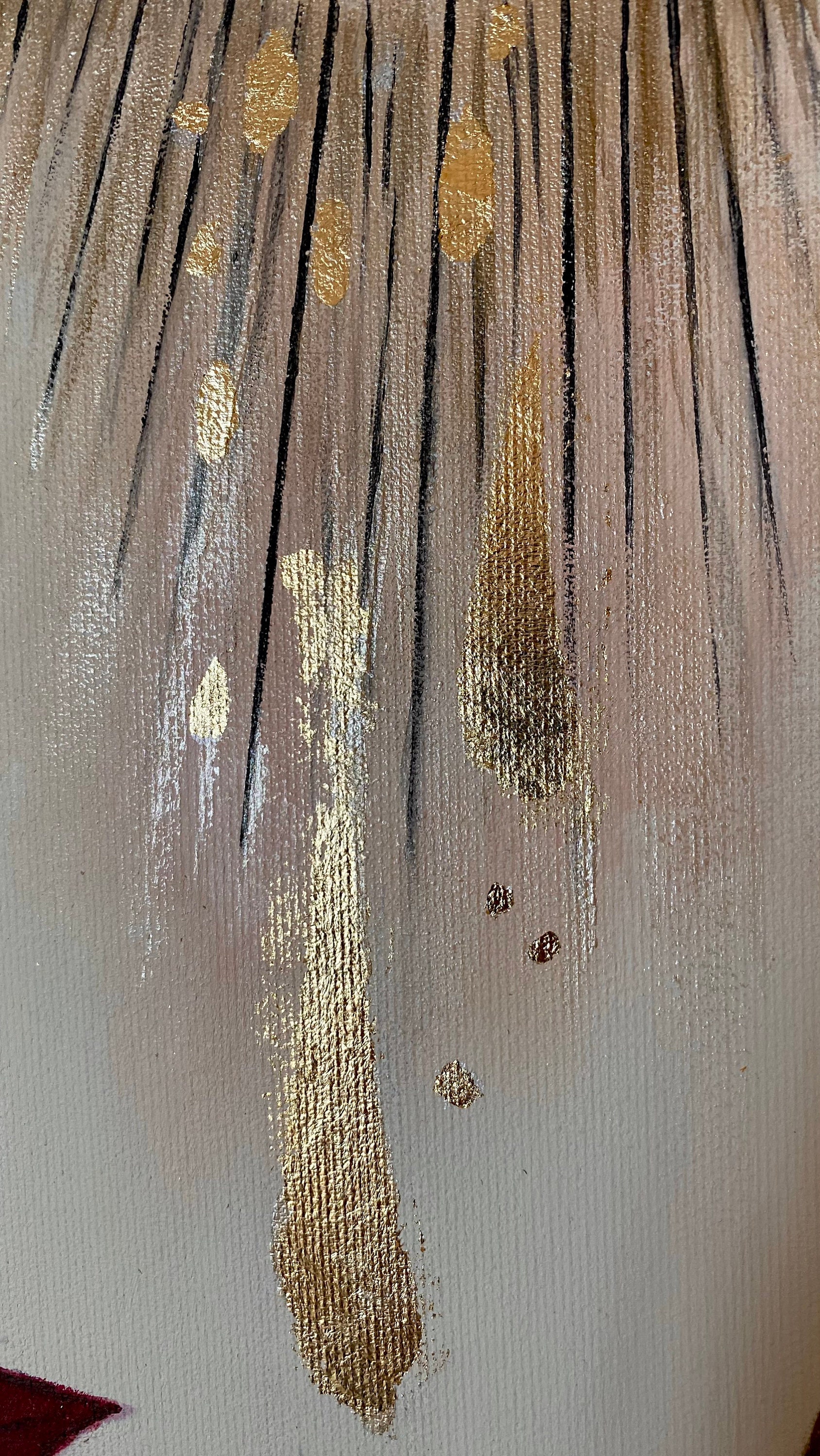 Freyas Tears by Anne Marie Zilberman Gustav Klimt Art Deco Gold Modern ...