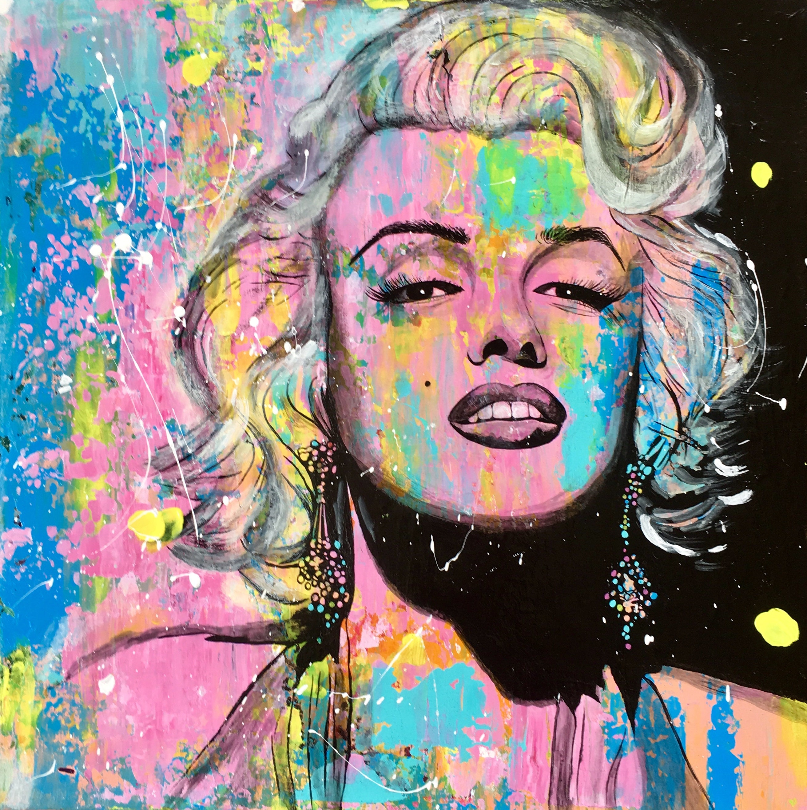 Marilyn monroe abstract painting store