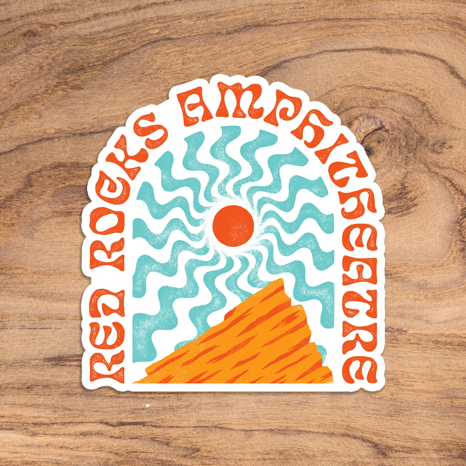 Red Rocks Amphitheatre Sticker - Etsy