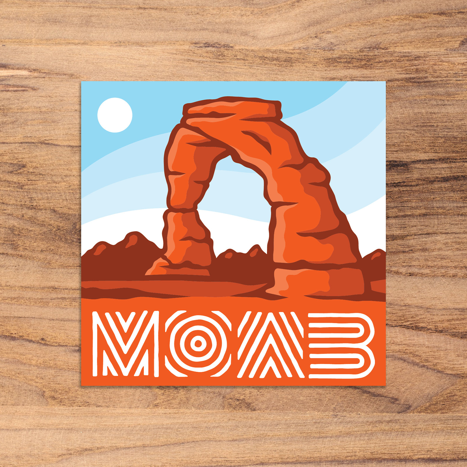 Moab Sticker - Etsy