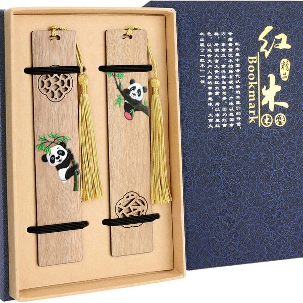 Panda Bookmark - Etsy