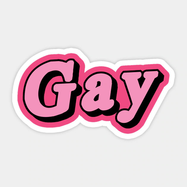Prideoutlet Pink Gay 4" Inch Bumper Sticker - Etsy