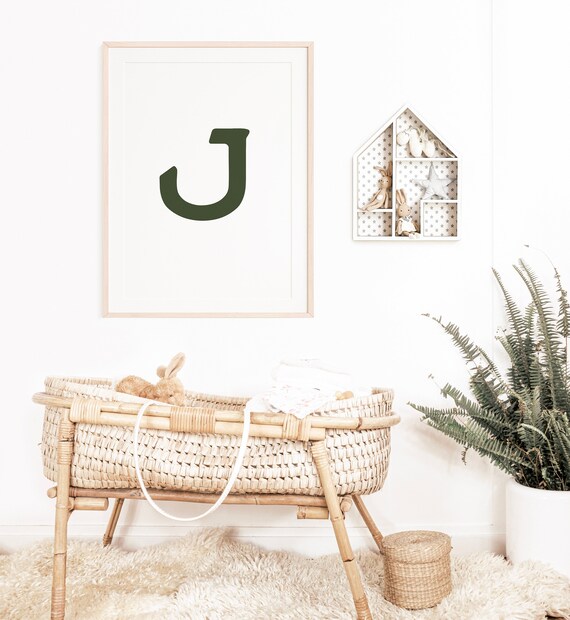 Letter J Printable Poster Sizes 5x7 8x10 11x14 16x20 | Etsy