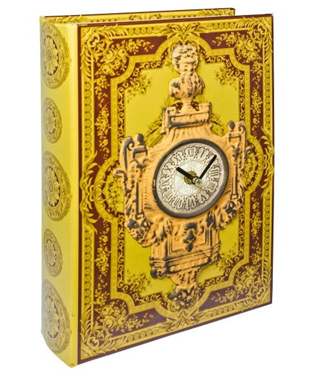 Clock Storage Book Box-great for Storing Small Items Key Box-secret ...