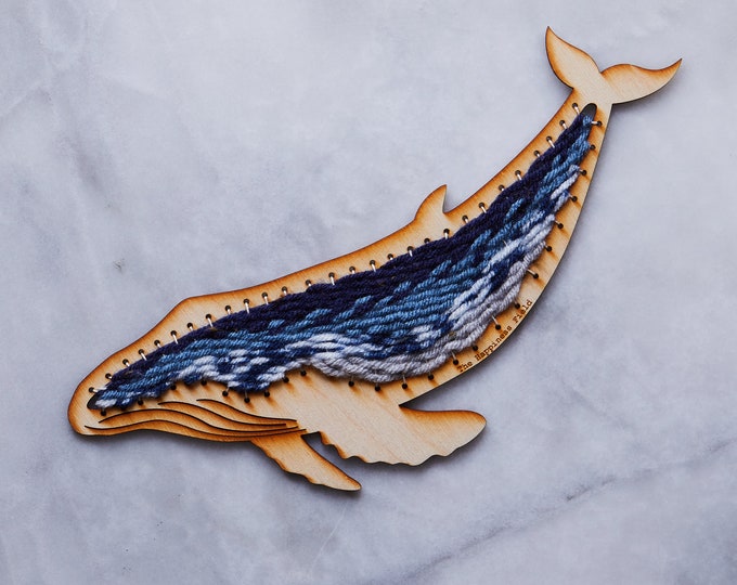 Whale Weaving Craft Kit Whale Shape Loom DIY Gifts - Etsy