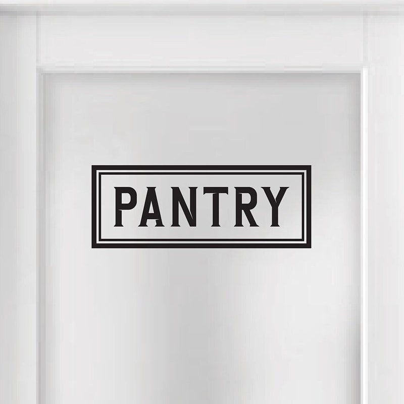 Pantry Decal - Etsy