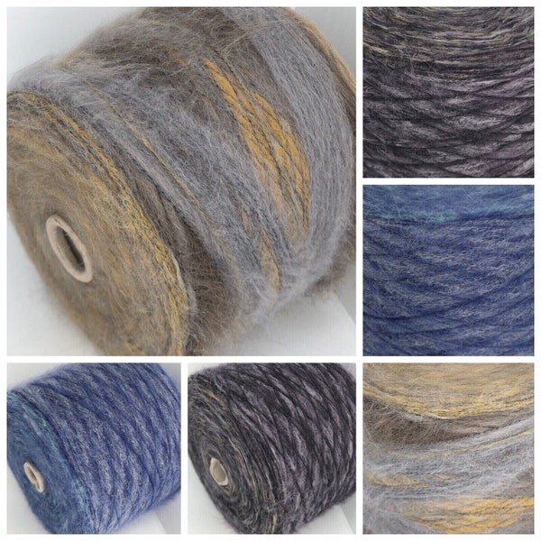 Multicolor Wool Yarn - Etsy