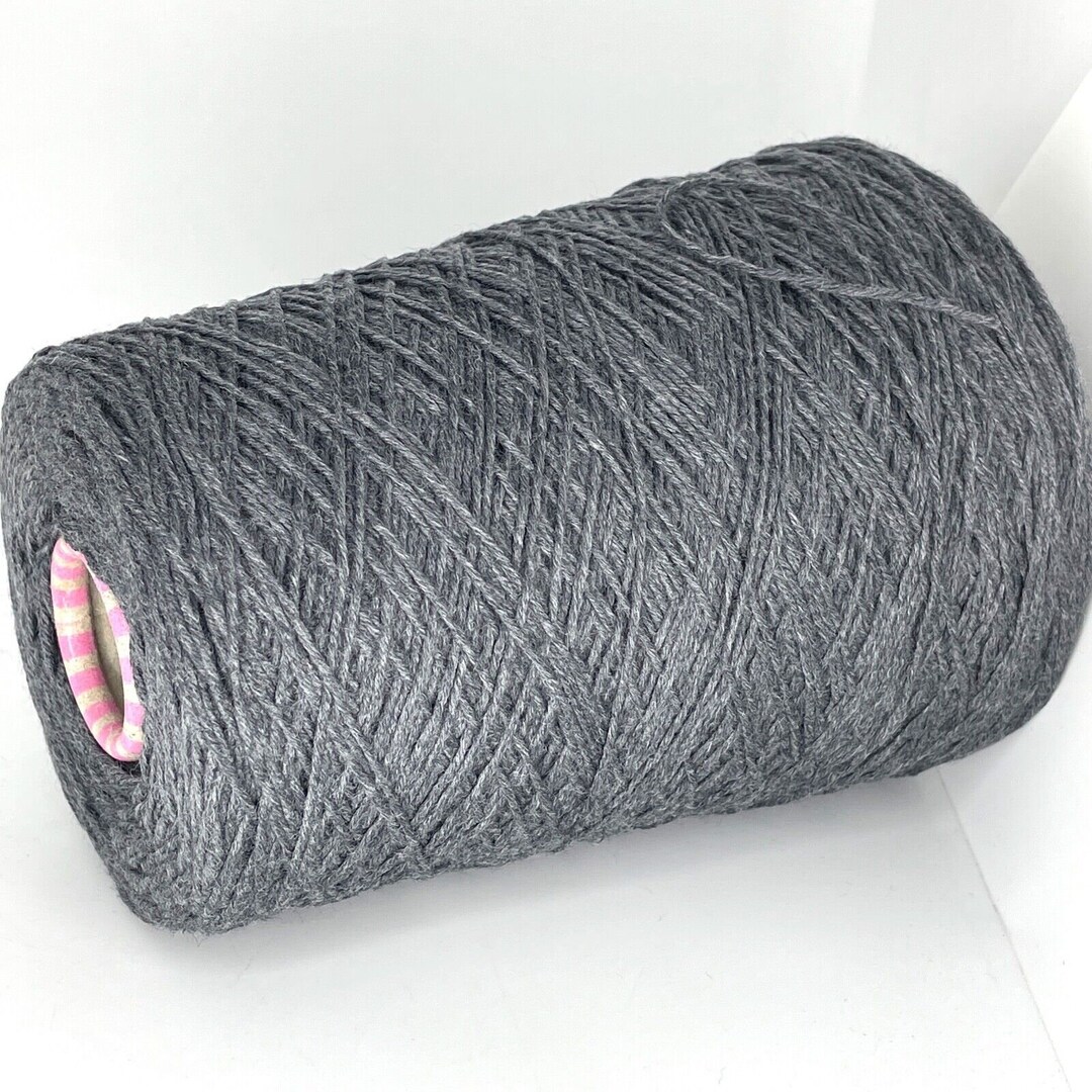 100% Merino Wool Yarn, Lana Gatto Gray Yarn on Cone, Sport Weight Yarn ...
